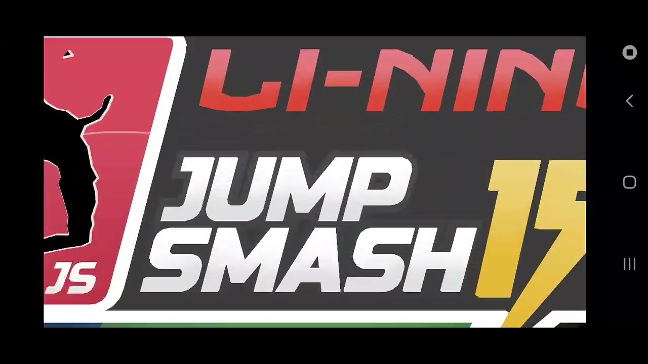 LI-NING jump smash video game 2matches - YouTube