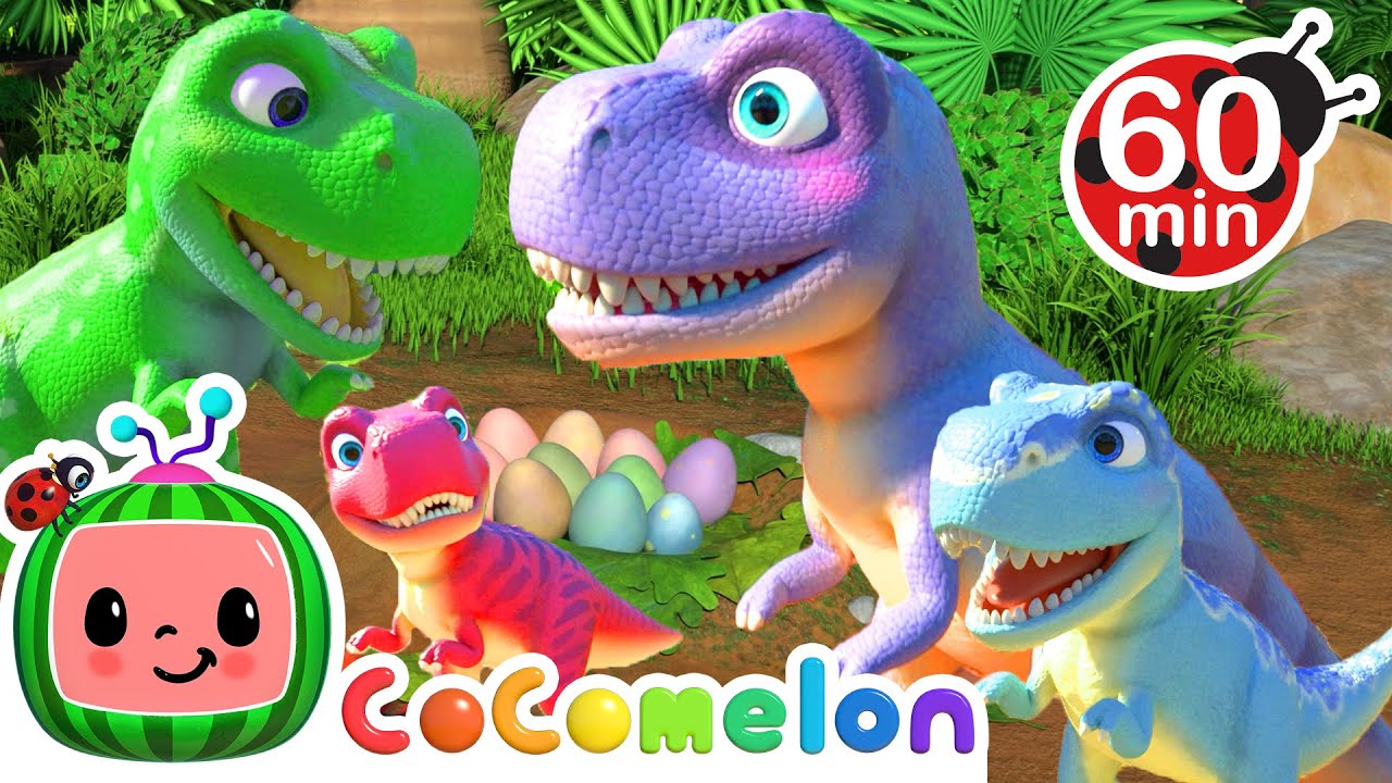 Ten Little Dinos | Learn to Count | CoComelon Nursery Rhymes & Kids ...