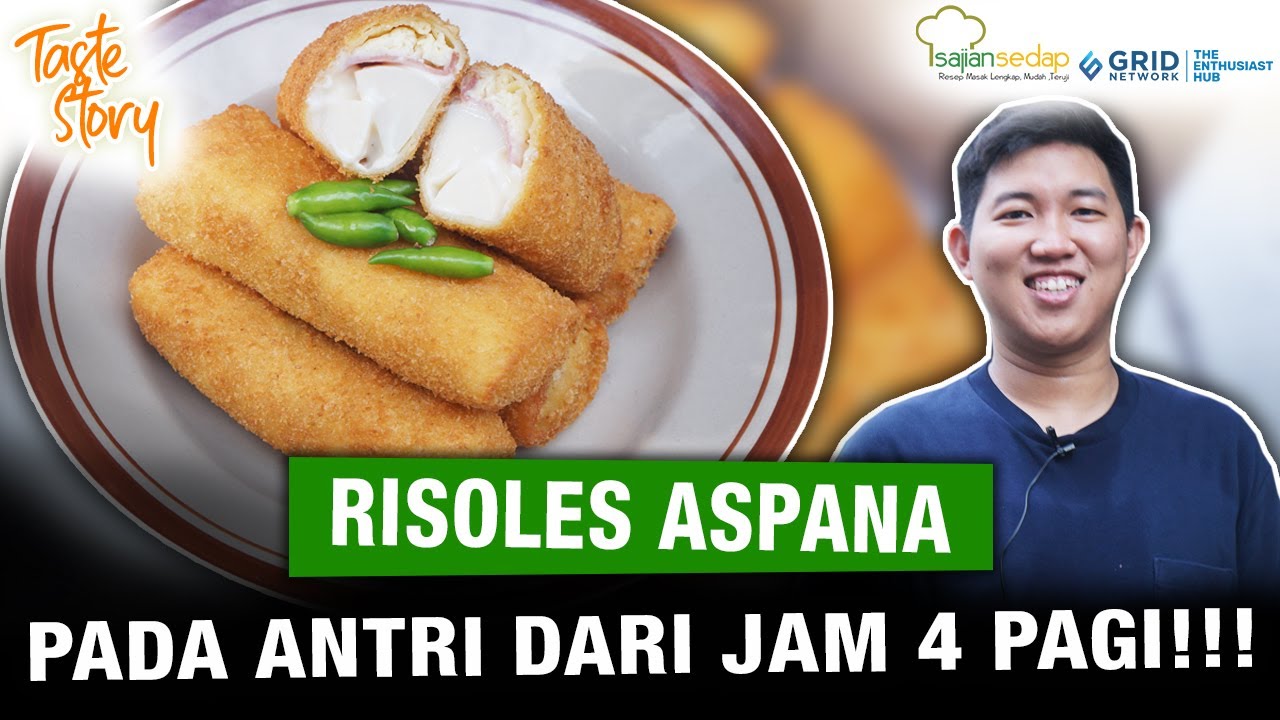 TASTE STORY : RISOLES ASPANA?? UDAH NGANTRI DARI JAM 4 PAGI!! - YouTube