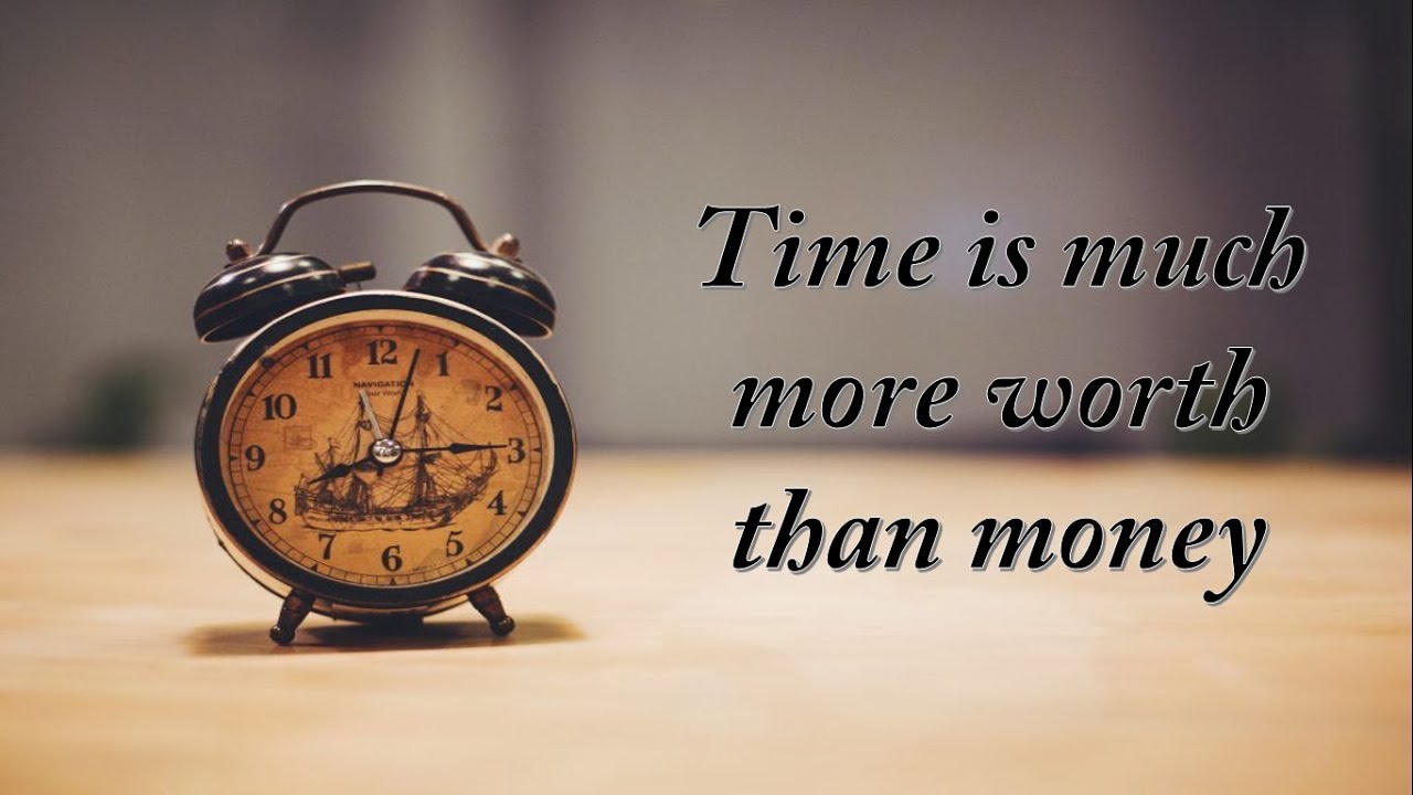 Time Is Much More Worth Than Money-Ingi Learning - YouTube