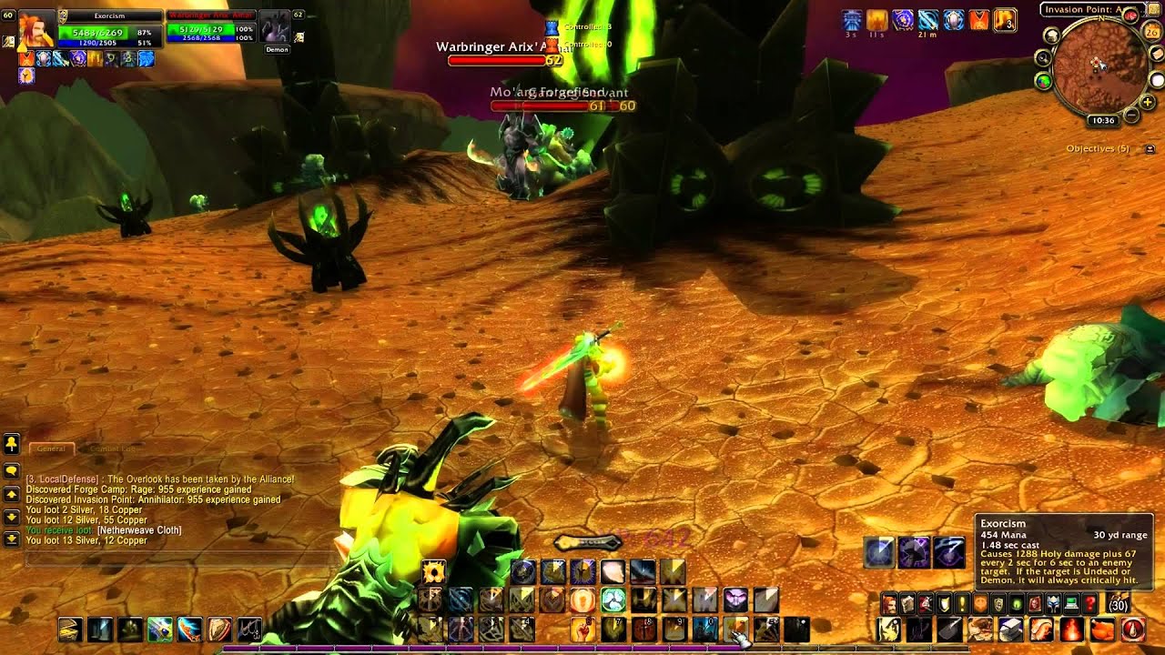 WoW Outland - Invasion Point Annihilator - YouTube