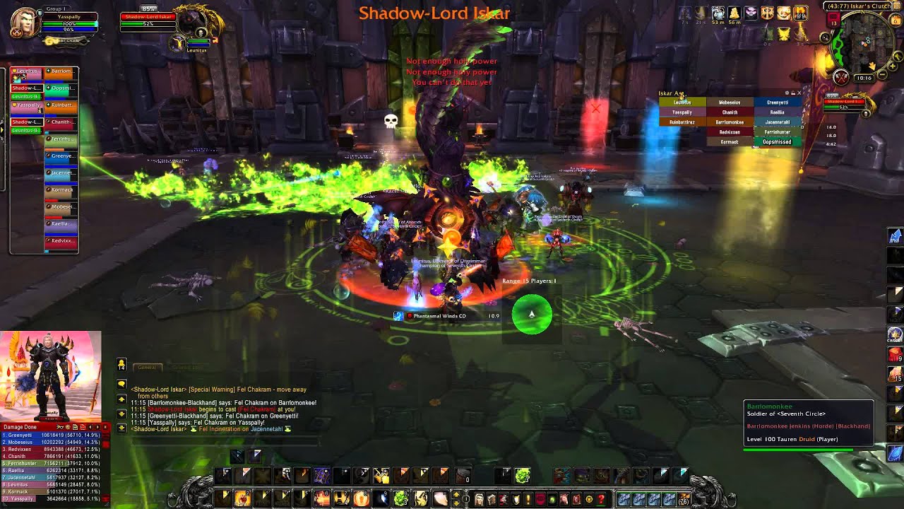 World of Warcraft HFC normal Iskar Kill - YouTube