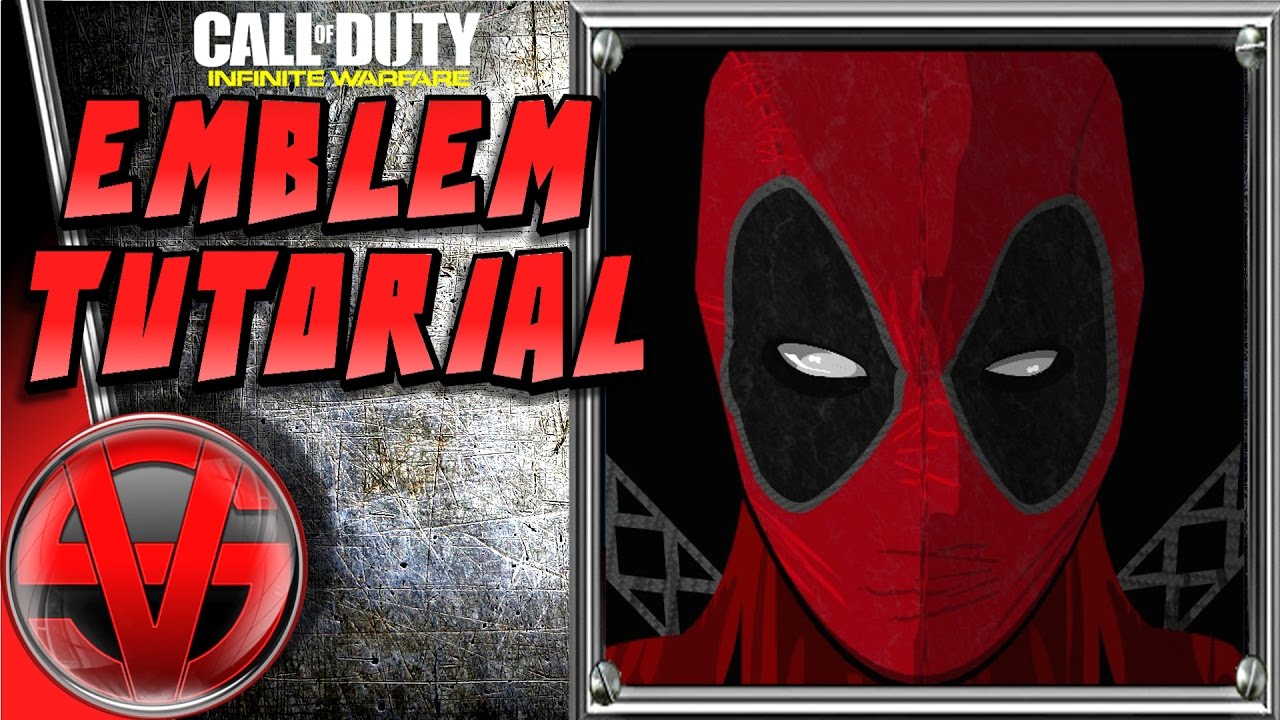 DEADPOOL - Infinite Warfare Emblem Tutorial - YouTube