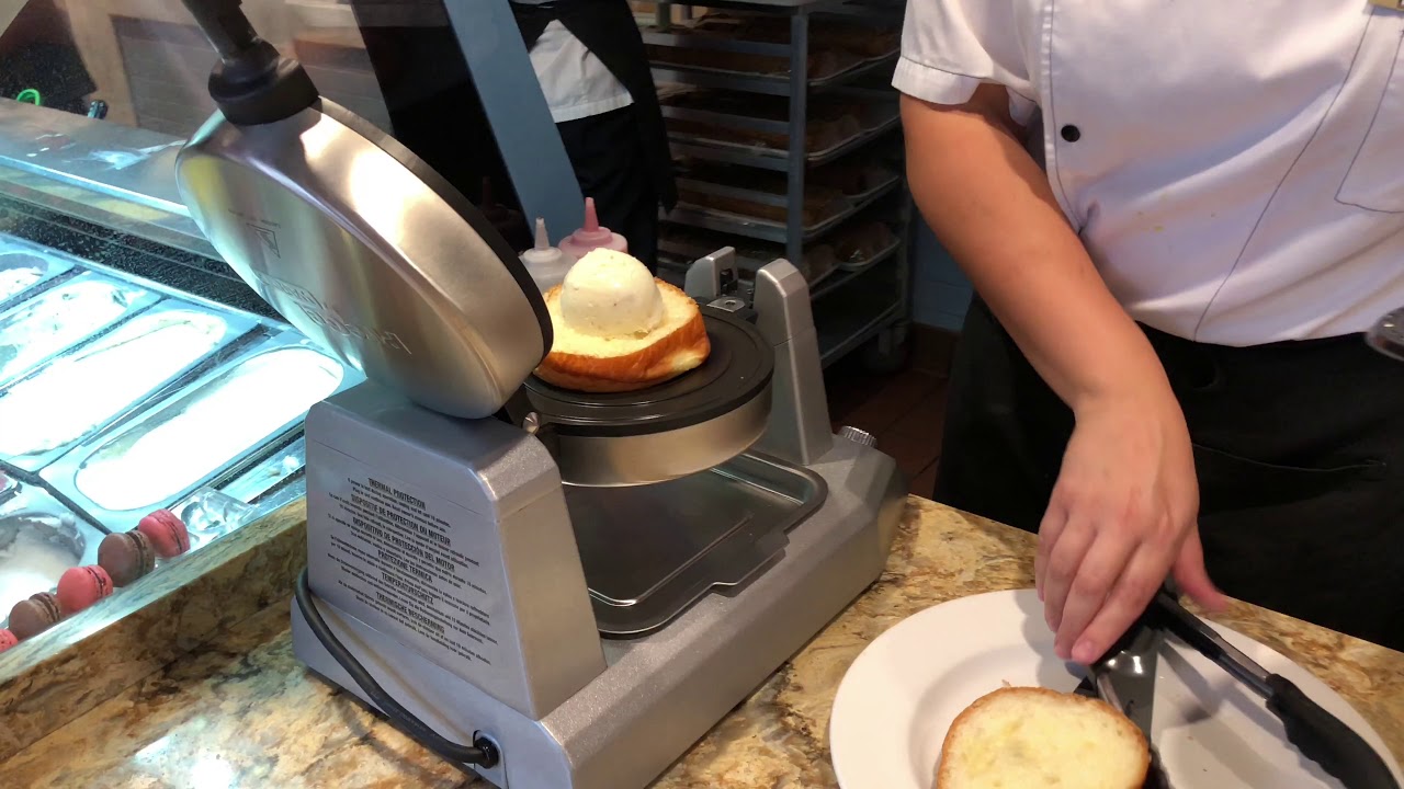 Florida 2017 ep.27 - The Croque Glace (Brioche Ice Cream Sandwich) at ...