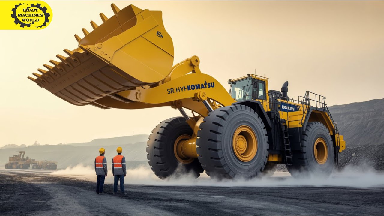 Meet the Giant Mining Wheel Loaders That Move Mountains - YouTube