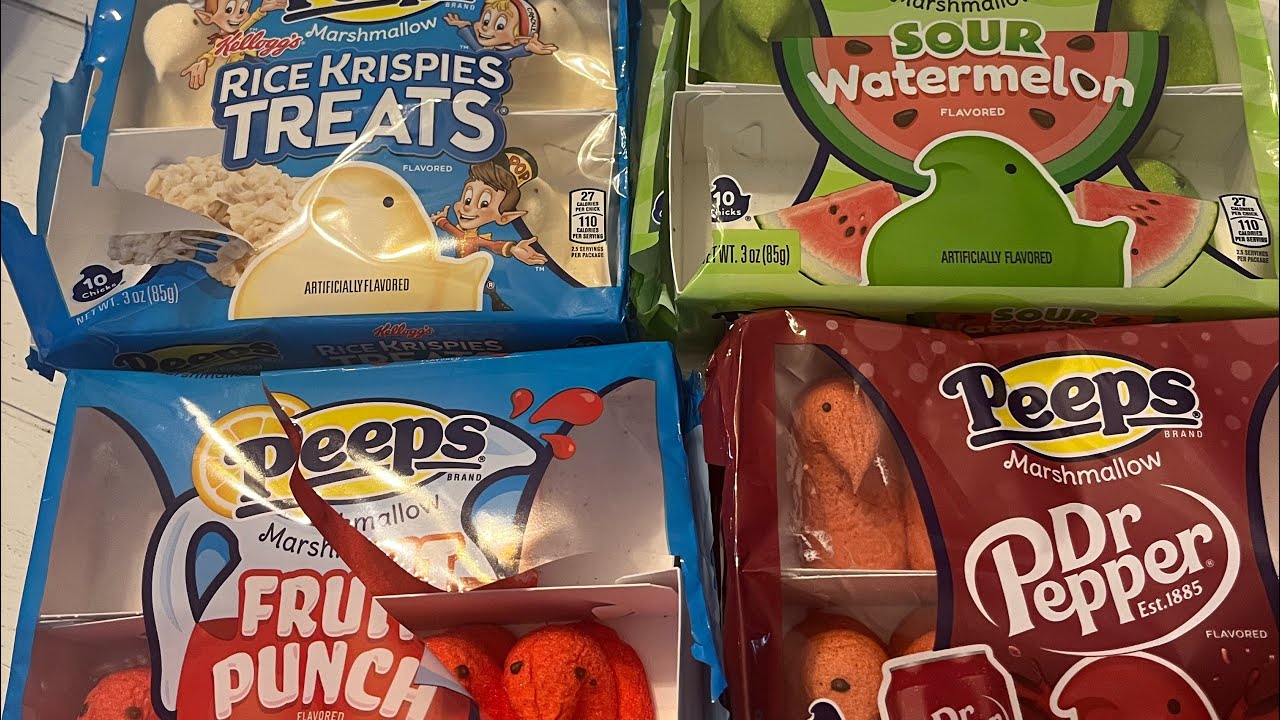 Grey and Rory take the Peeps taste test challenge - YouTube