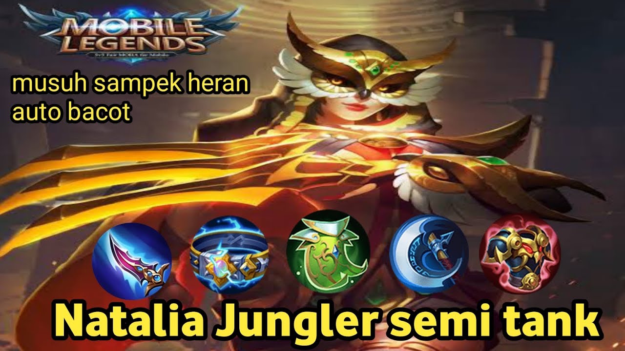Natalia jungler semi tank new update mobile legends - YouTube