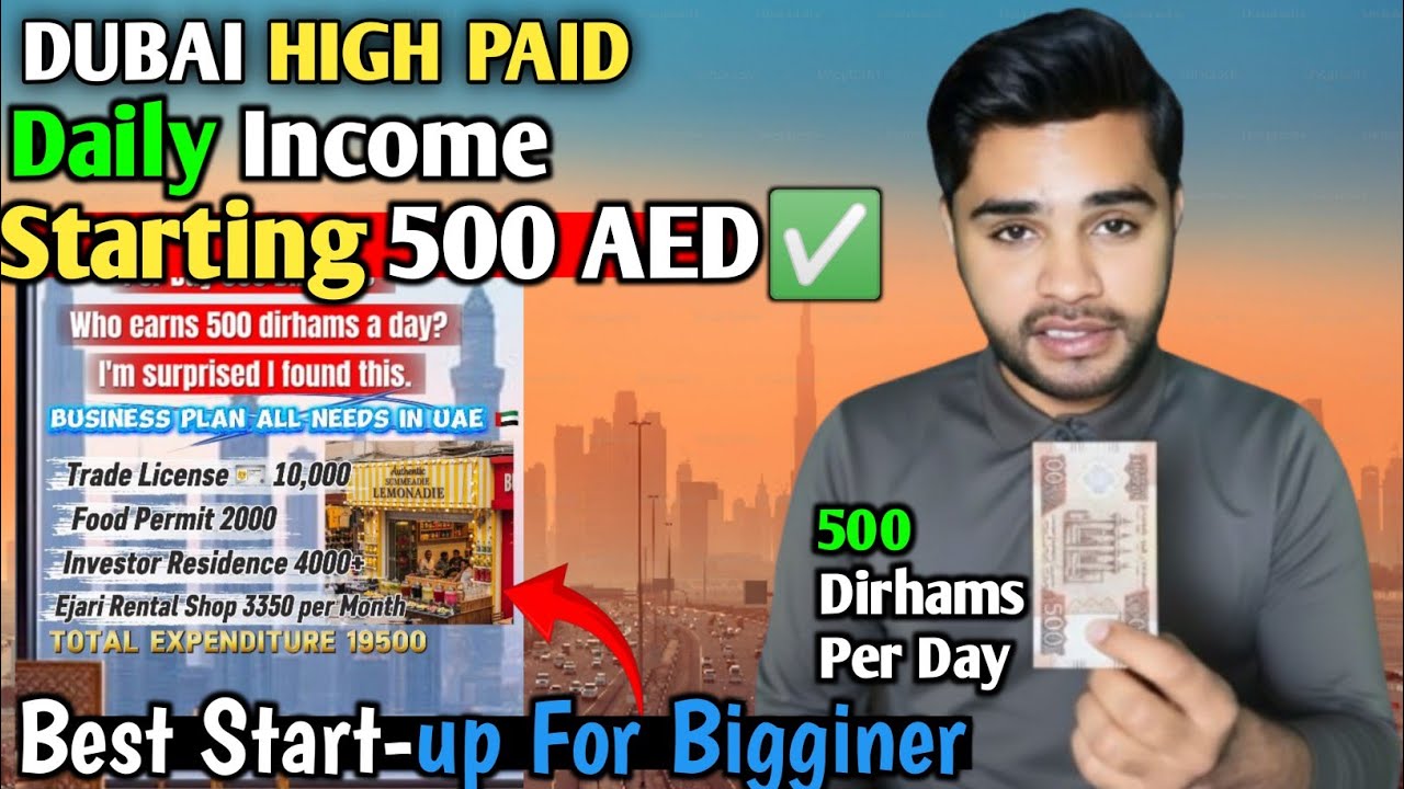 UAE High Paid Bigginer Dubai Me Daily 500 AED Income | Small Work Full ...