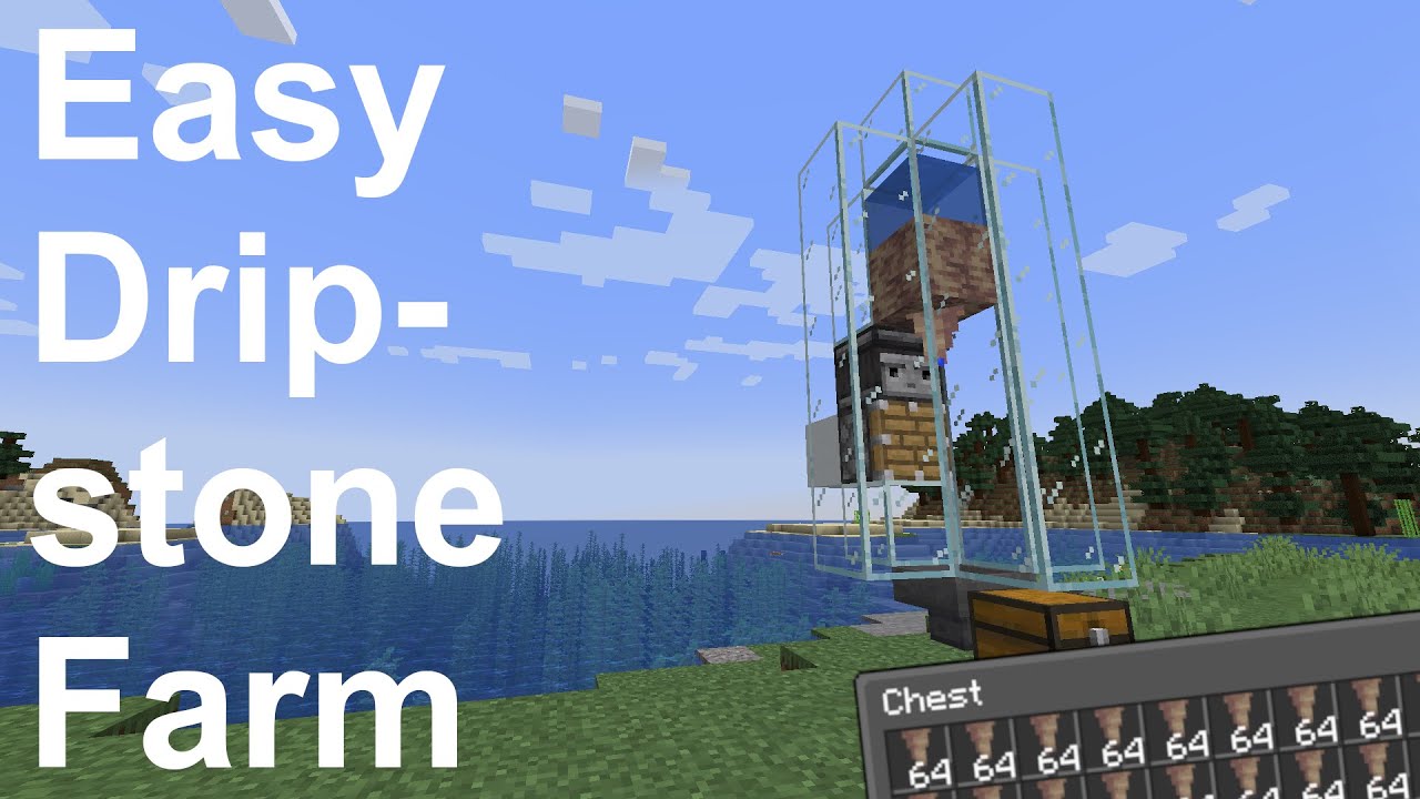Easiest dripstone farm (1.19) AFK - YouTube