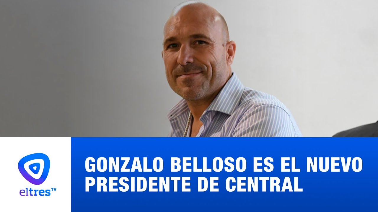 Gonzalo Belloso es el nuevo presidente de Rosario Central - YouTube