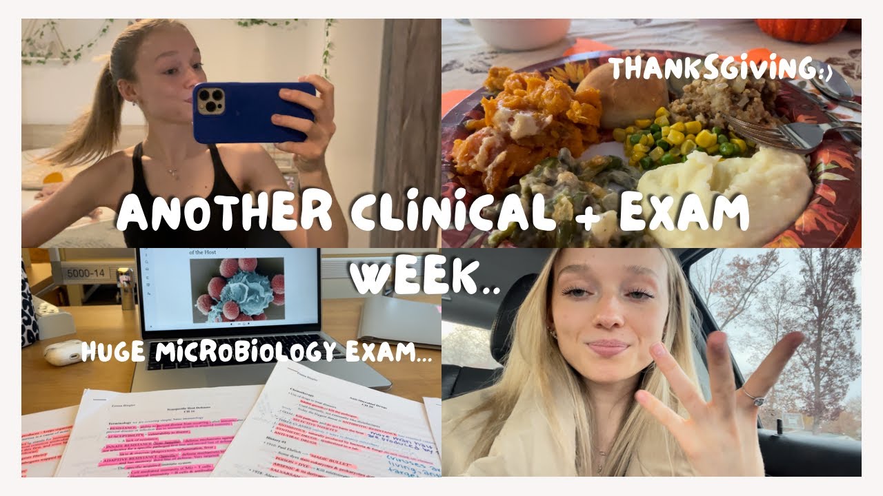 another clinical and exam week - week of thanksgiving | nursing school ...