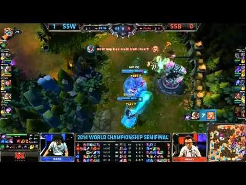 S4 Worlds Semifinal 1 SSB vs SSW Game 2 Highlights - YouTube