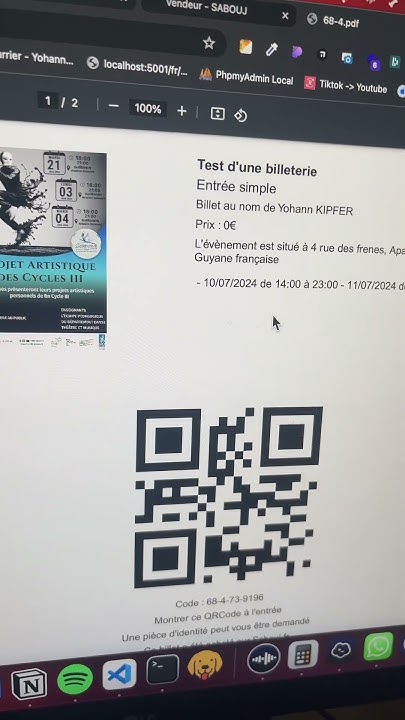 Scan De Qr Code Développement Fyp Webdeveloper Javascript Coding Frontenddeveloper