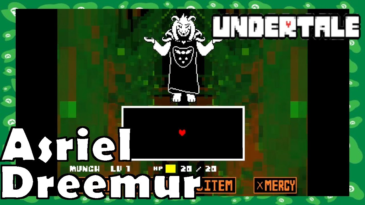 Undertale Let's Play, Ep. Asriel Dreemur Pacifist Run (ASRIEL DREEMUR ...