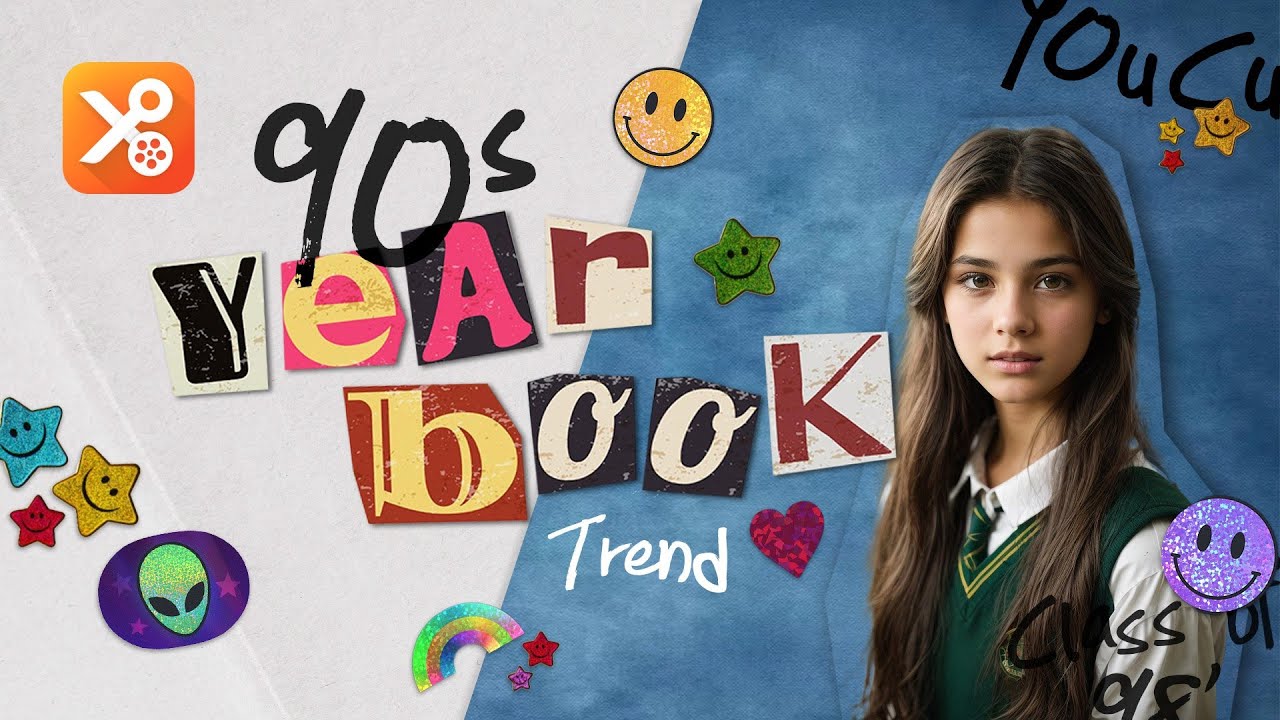 💙 How to Create Yearbook Trend in YouCut?🎓 | Video Editing Tutorial | - YouTube