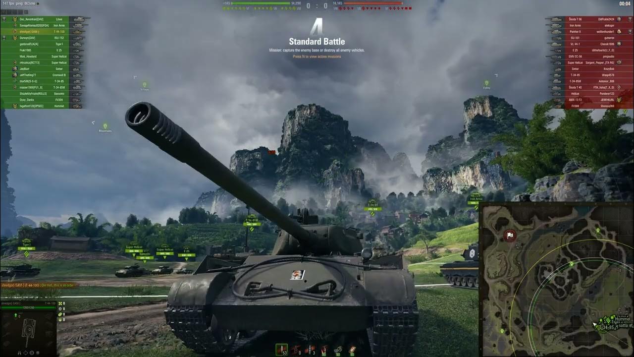 【坦克世界录像】T44，一个需要猥琐的坦克 - YouTube