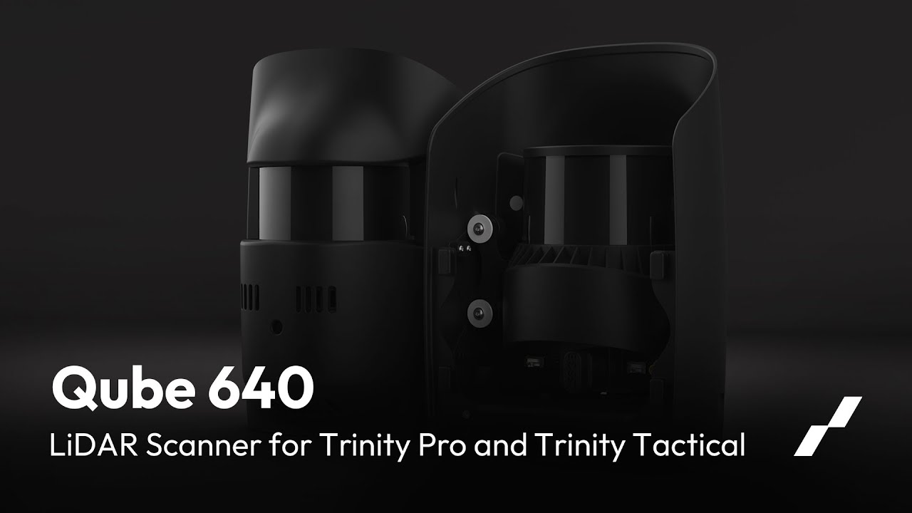 Qube 640 │ Specialized LiDAR Scanner for Trinity Pro and Trinity Tactical - YouTube