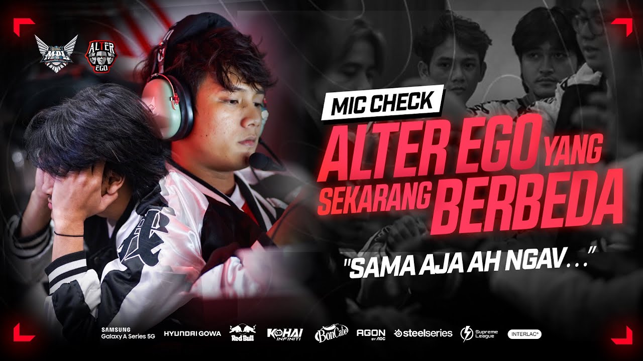YG BEDA ITU KAMU... WE ARE ALTER EGO... CALL ME KING ALTER EGO.. MIC ...