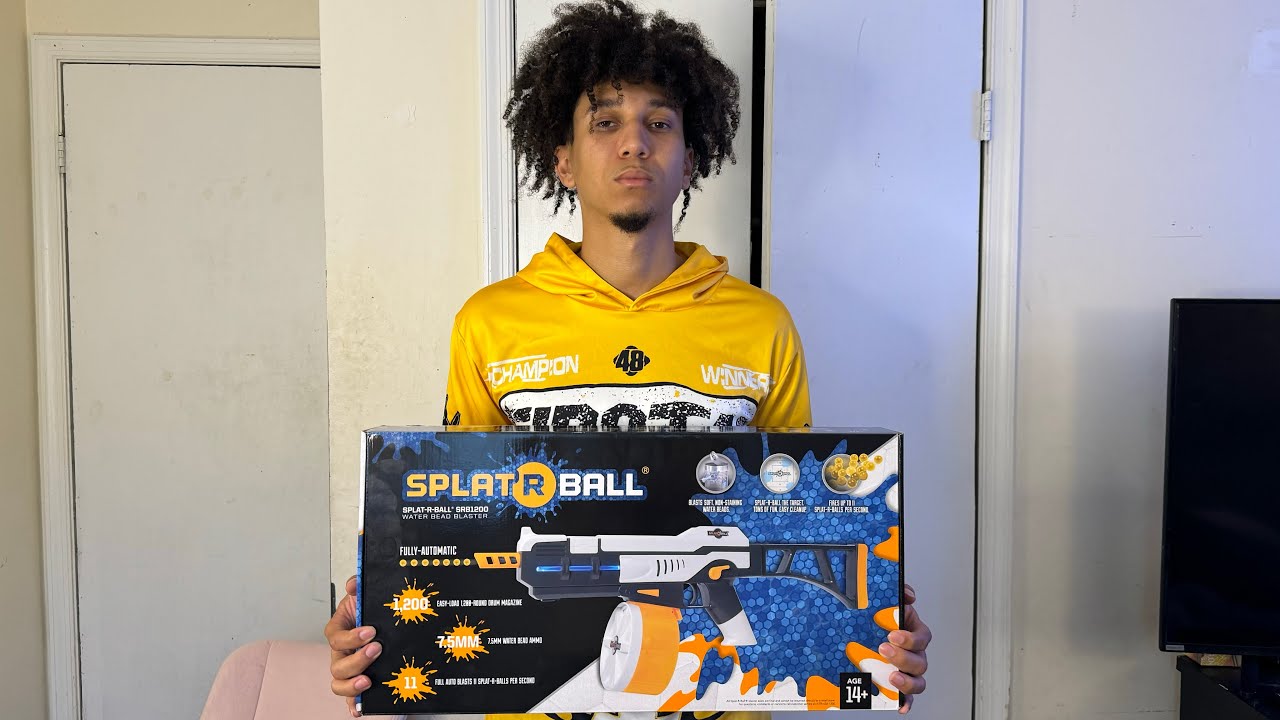 Unboxing My New Splatrball Gun For Revenge - YouTube