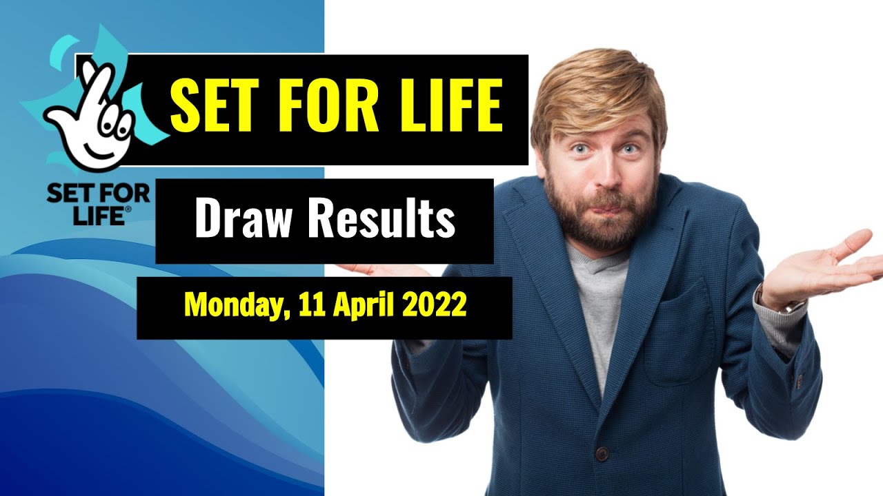 Set For Life draw results from Monday, 11 April 2022 - YouTube