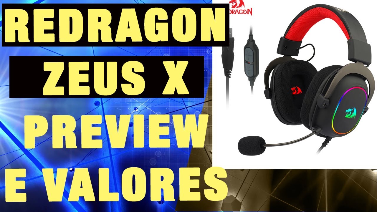 Preview Redragon Zeus X ou Zeus 2. Entenda as diferenças e veja as ...