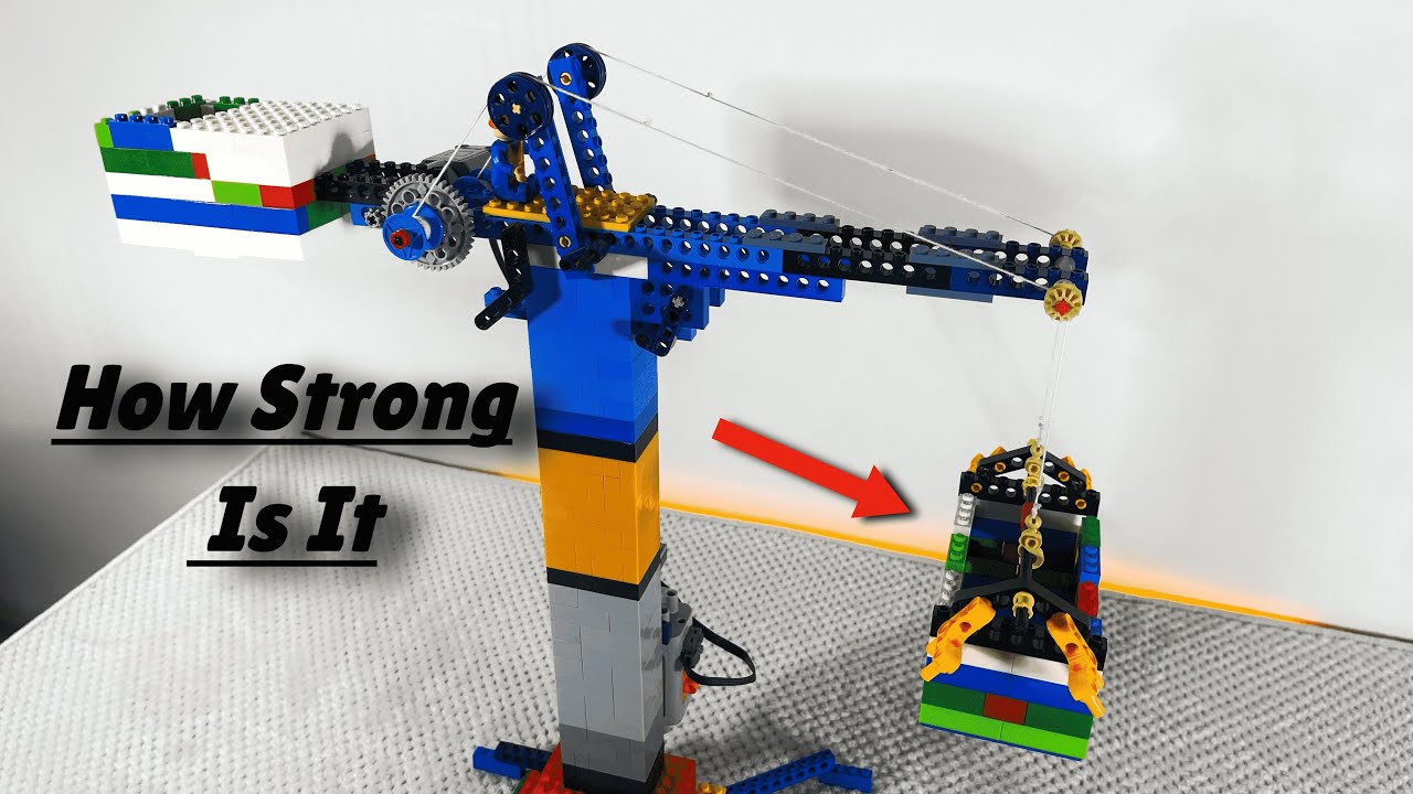 How I Built a LEGO Crane That Really Works! - YouTube