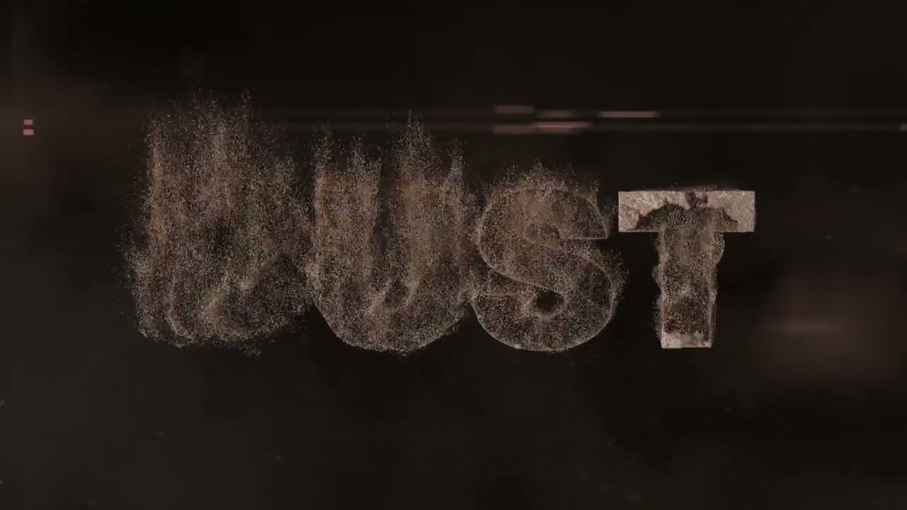 Letters Dust disintegration FX - After Effects template - YouTube