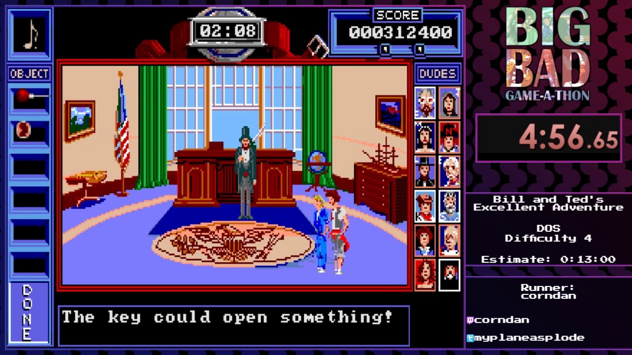 Big Bad Game-a-thon 2018! corndan with Bill and Ted's Excellent ...
