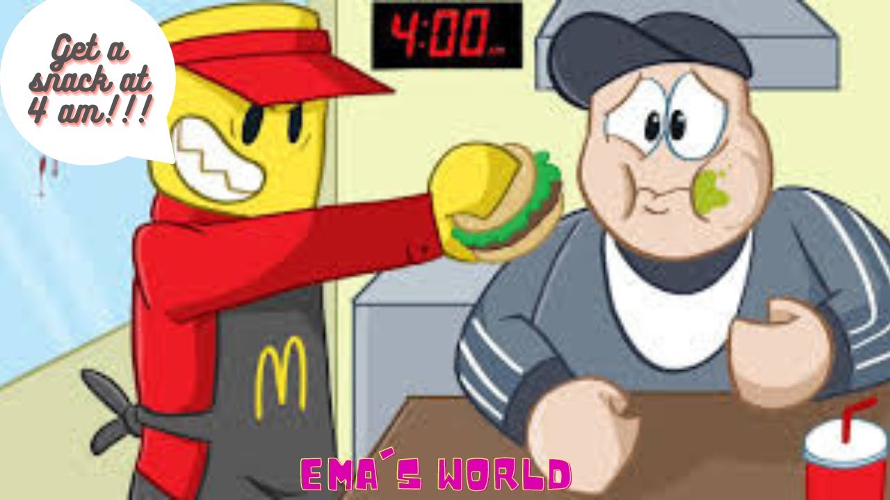 Get a snack at 4 am / Ema's World #roblox - YouTube