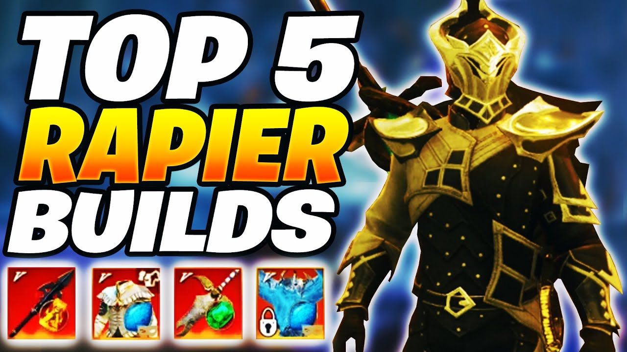 TOP 5 BEST RAPIER BUILDS IN SEASON 10! New World Rapier Build - YouTube
