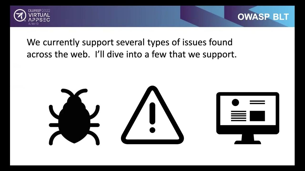 OWASP Bug Logging Tool Project - Sourav Badami - YouTube