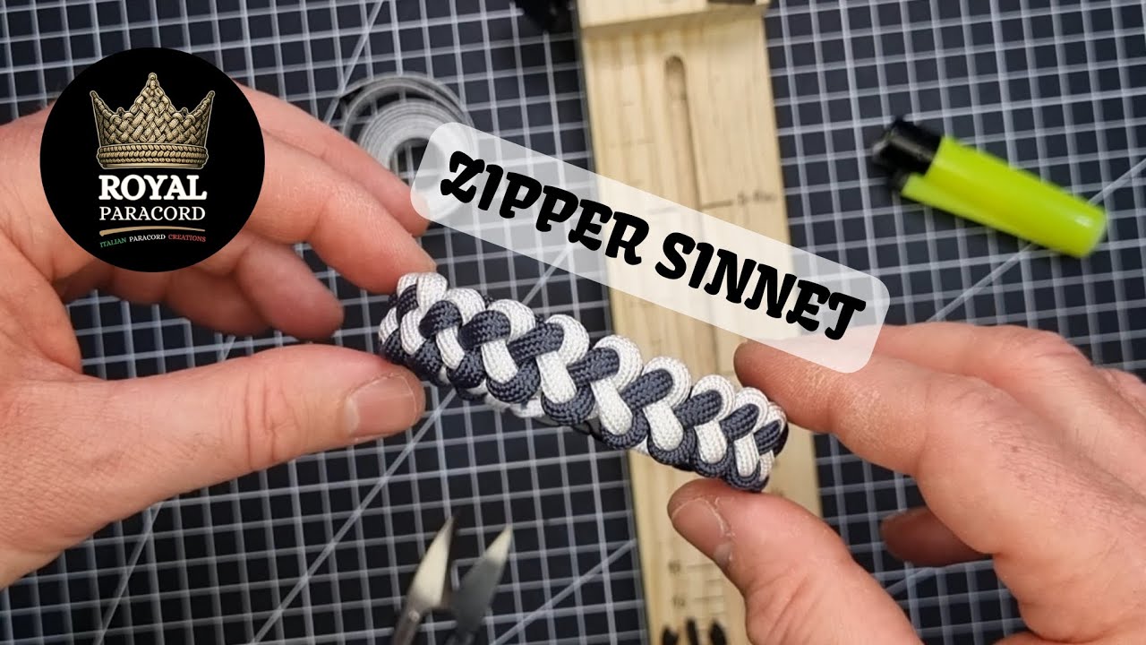Bracciale Paracord ZIPPER SINNET Paracord Bracelet Tutorial - YouTube