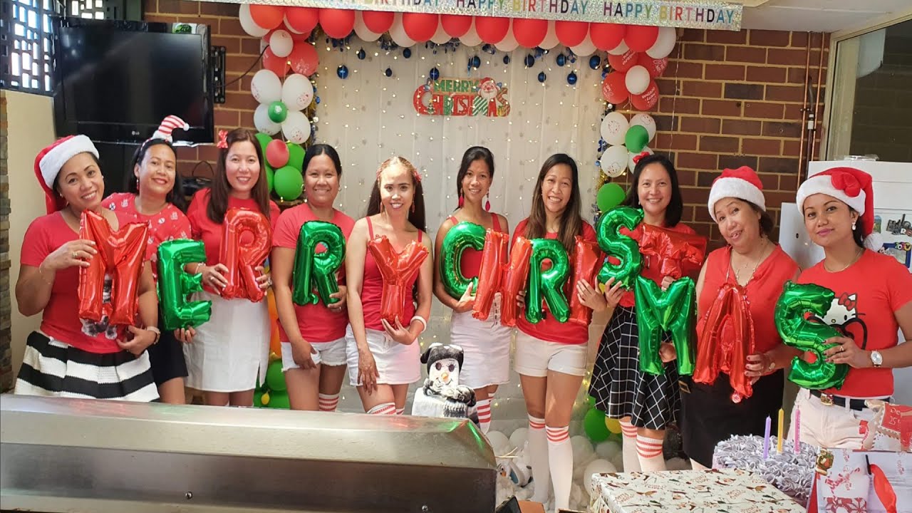 Filipino Christmas Party l Charade Game - YouTube