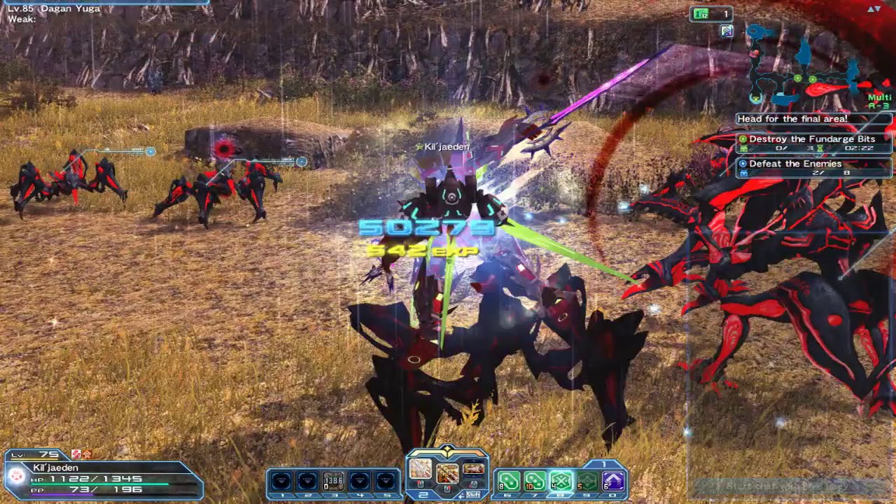 PSO2 Testing Class : Etoile Gameplay - YouTube