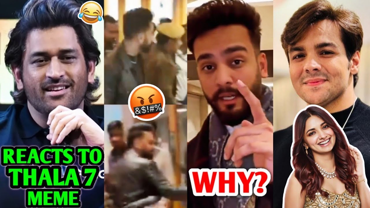 WTF! Elvish Yadav SLAPPED this guy PUBLICLY…WHY?🤬| MS Dhoni Thala 7 Meme, Ashish, Lakshay, Manoj ...