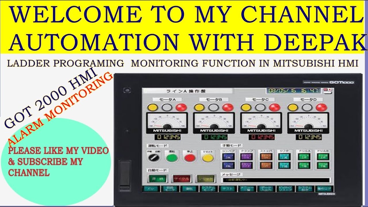 ALARM LADDER Monitoring in Mitsubishi HMI GOT2000: A Comprehensive ...
