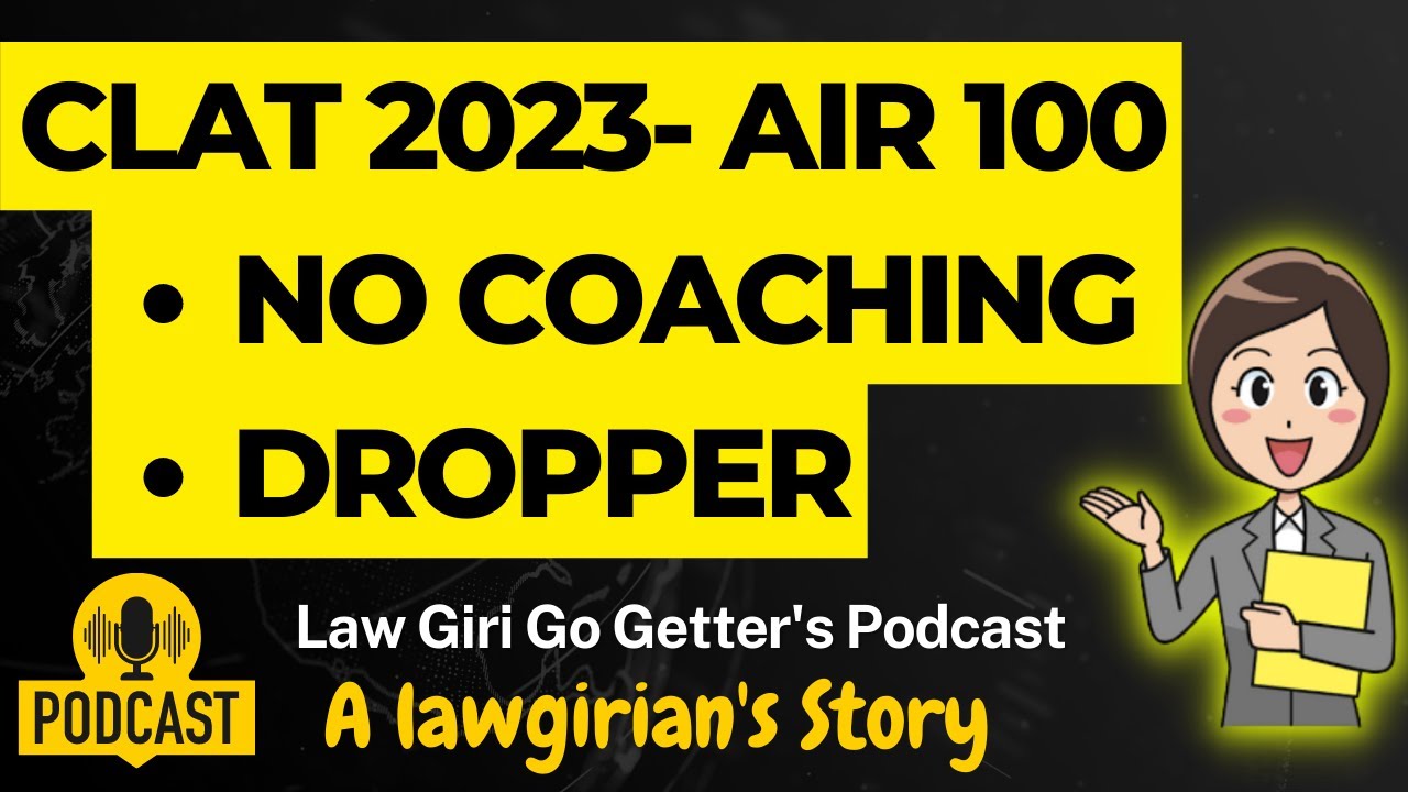 Pradnesh Kamat AIR 100 CLAT Dropper to Topper Interview 2023|CLAT ...