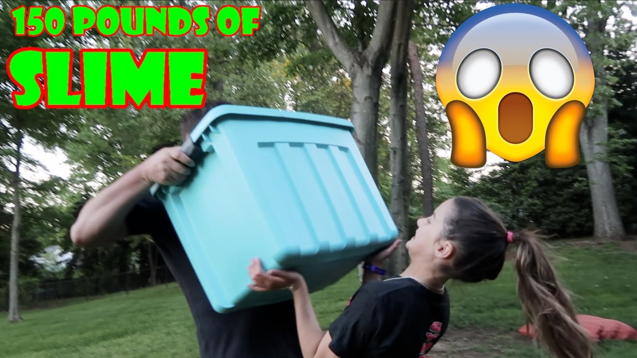 150 Pounds of Slime 😱 (WK 331.7) | Bratayley - YouTube