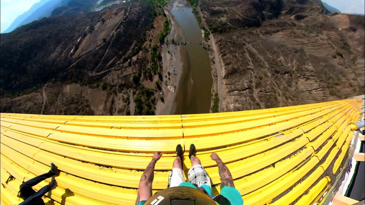 gainer exit Salto base puente Mezcala México - YouTube