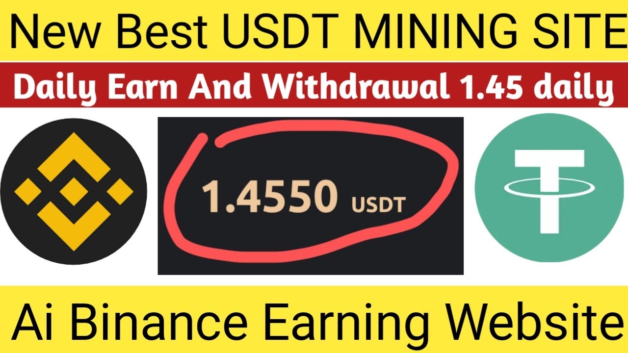 New Best USDT Earning Website 2025 - New free USDT mining website ...