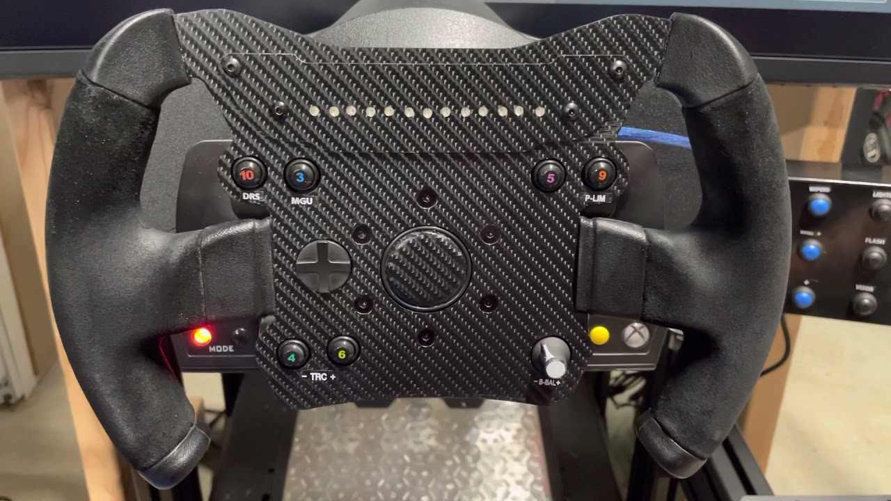DIY LED RPM indicator for Thrustmaster Open Wheel #simracing - YouTube