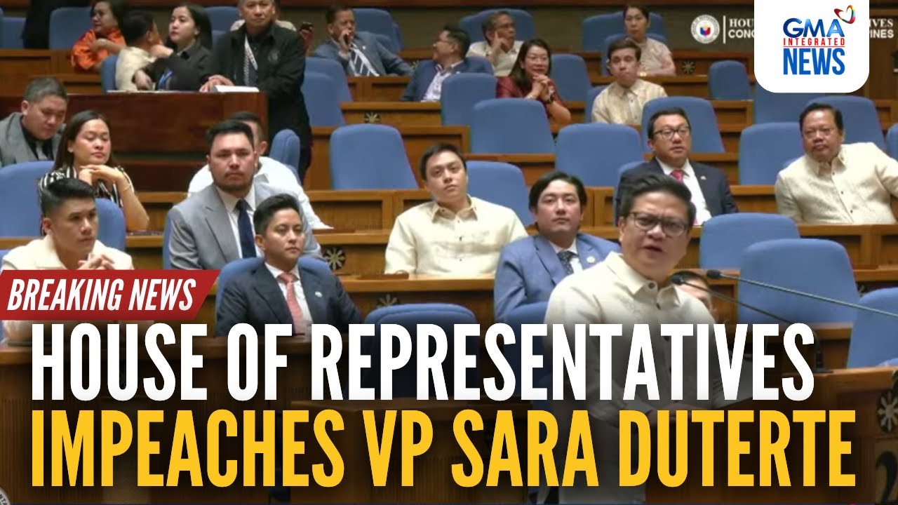 LIVE: House of Representatives impeaches VP Sara Duterte | GMA ...