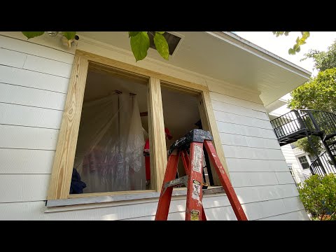Historic Wood Double Hung Window Frames Installed the Right Way. - YouTube