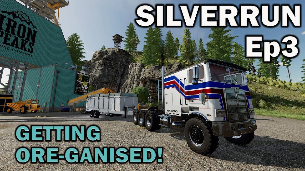 SILVERRUN FOREST | FS22 | Ep3 | GETTING ORE-GANISED! | Farming ...
