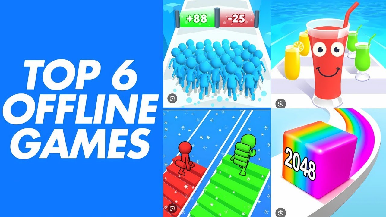 Top 6 Offline Running Games - YouTube