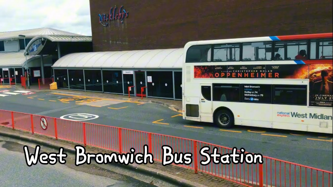 Approaching West Bromwich bus station - YouTube