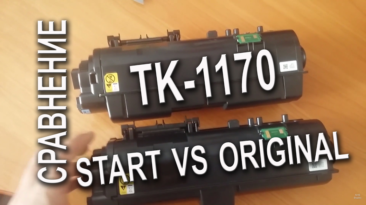 Kyocera TK-1170 оригинальный и стартовый картридж toner kit black ...