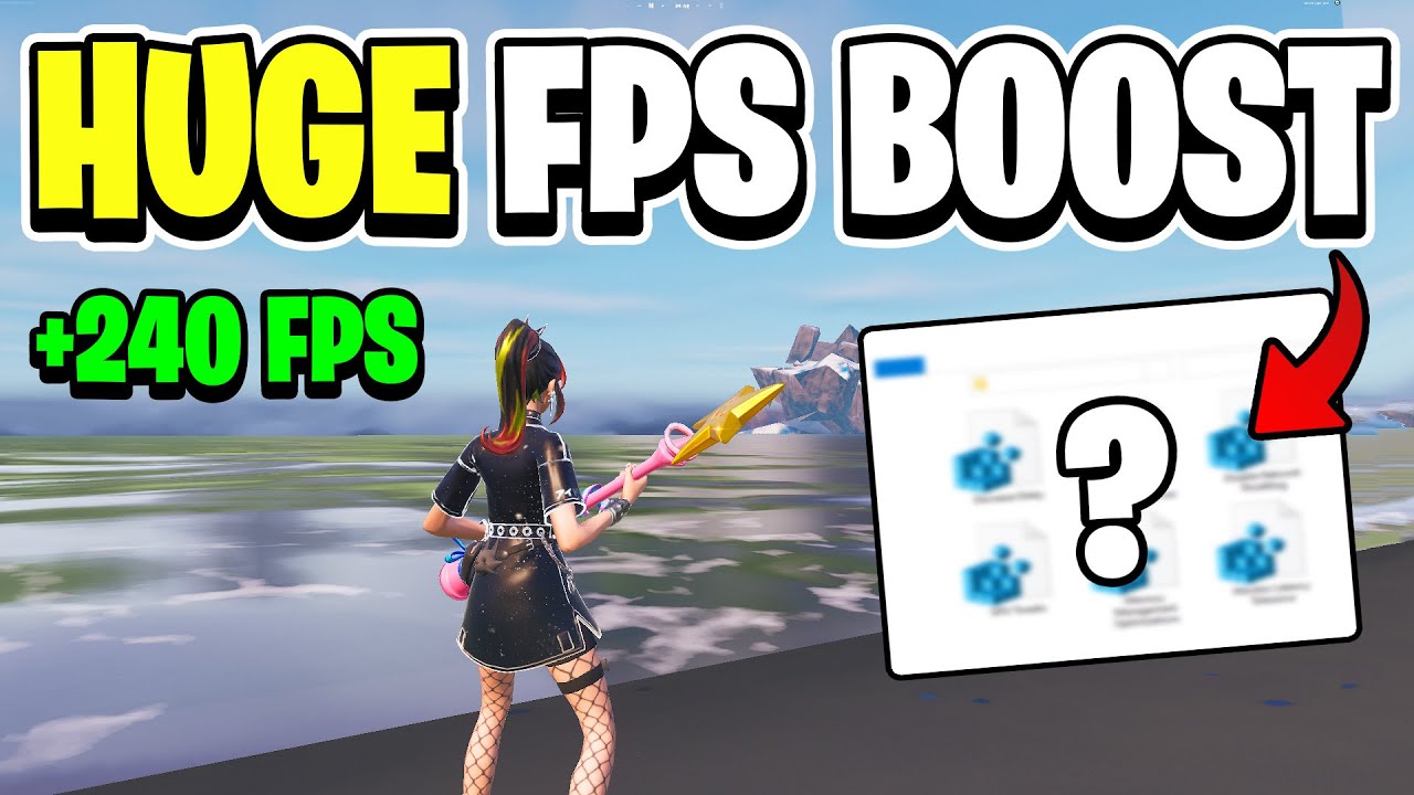 Best Quick FPS BOOST in Fortnite Chapter 4 *works for any game* - YouTube