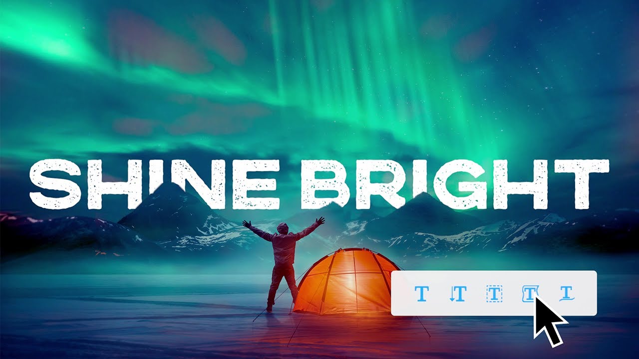 Add Text Guided Edit: Stylize your text. - YouTube