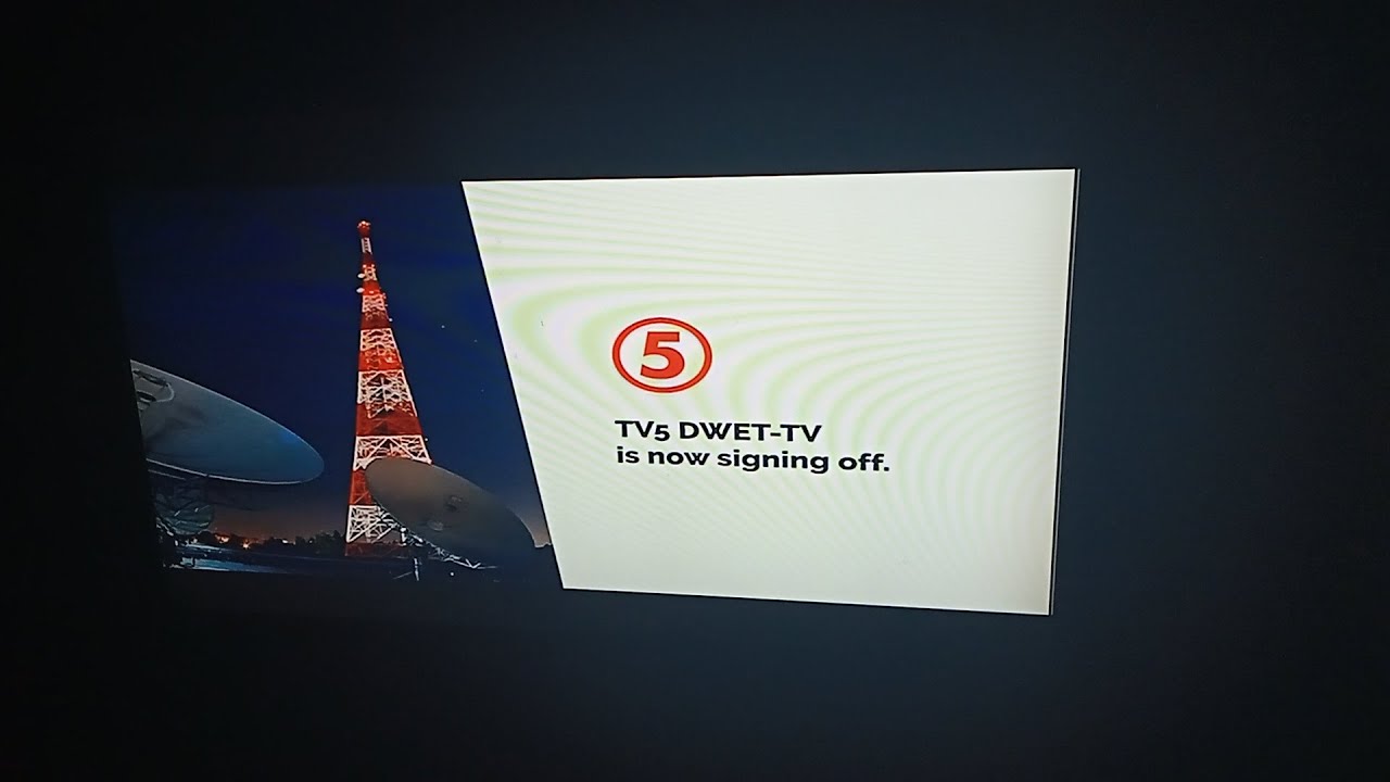 TV5 DWET TV is now signing off - YouTube